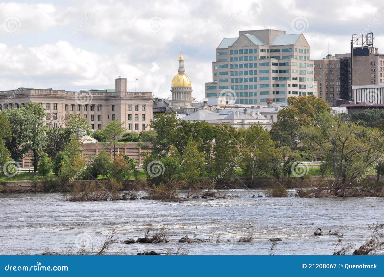NJ State House stock image. Image of delaware, cloud - 21208067