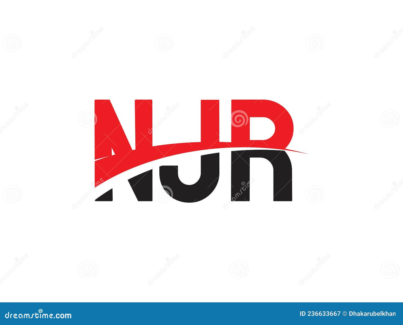 NJR Letter Initial Logo Design Vector Illustration Stock Vector ...