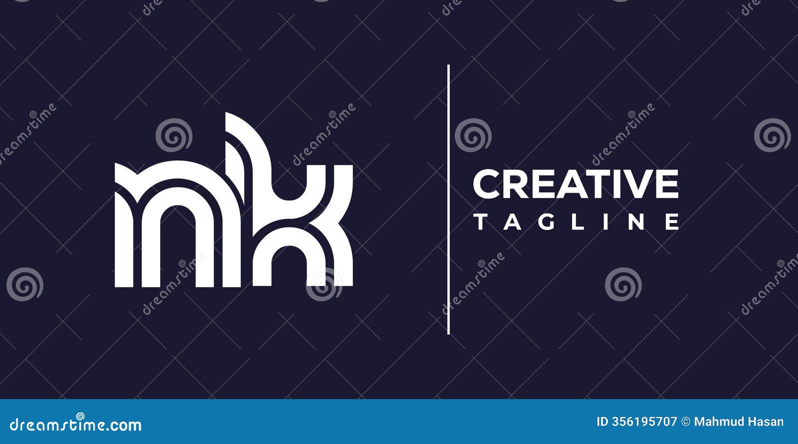 NK abstract logo stock vector. Illustration of letters - 356195707