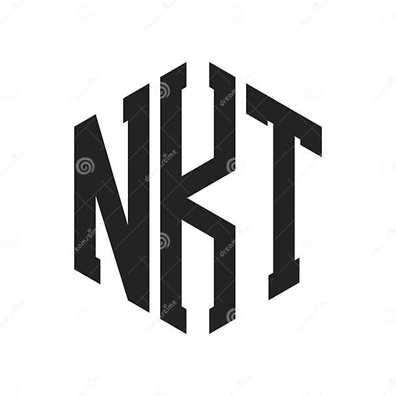 NKT Logo Design. Initial Letter NKT Monogram Logo Using Hexagon Shape ...