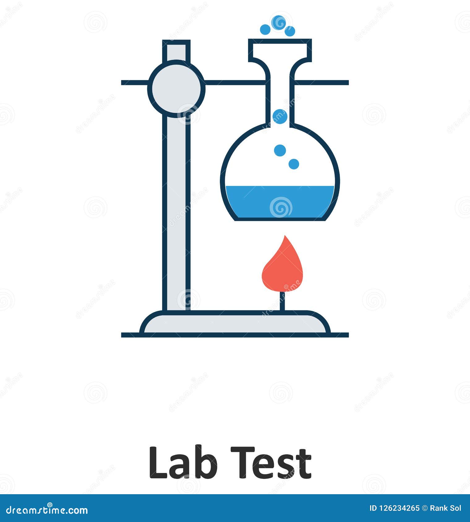 Lab Experiment Isolated and Vector Icon for Technology Stock Vector ...