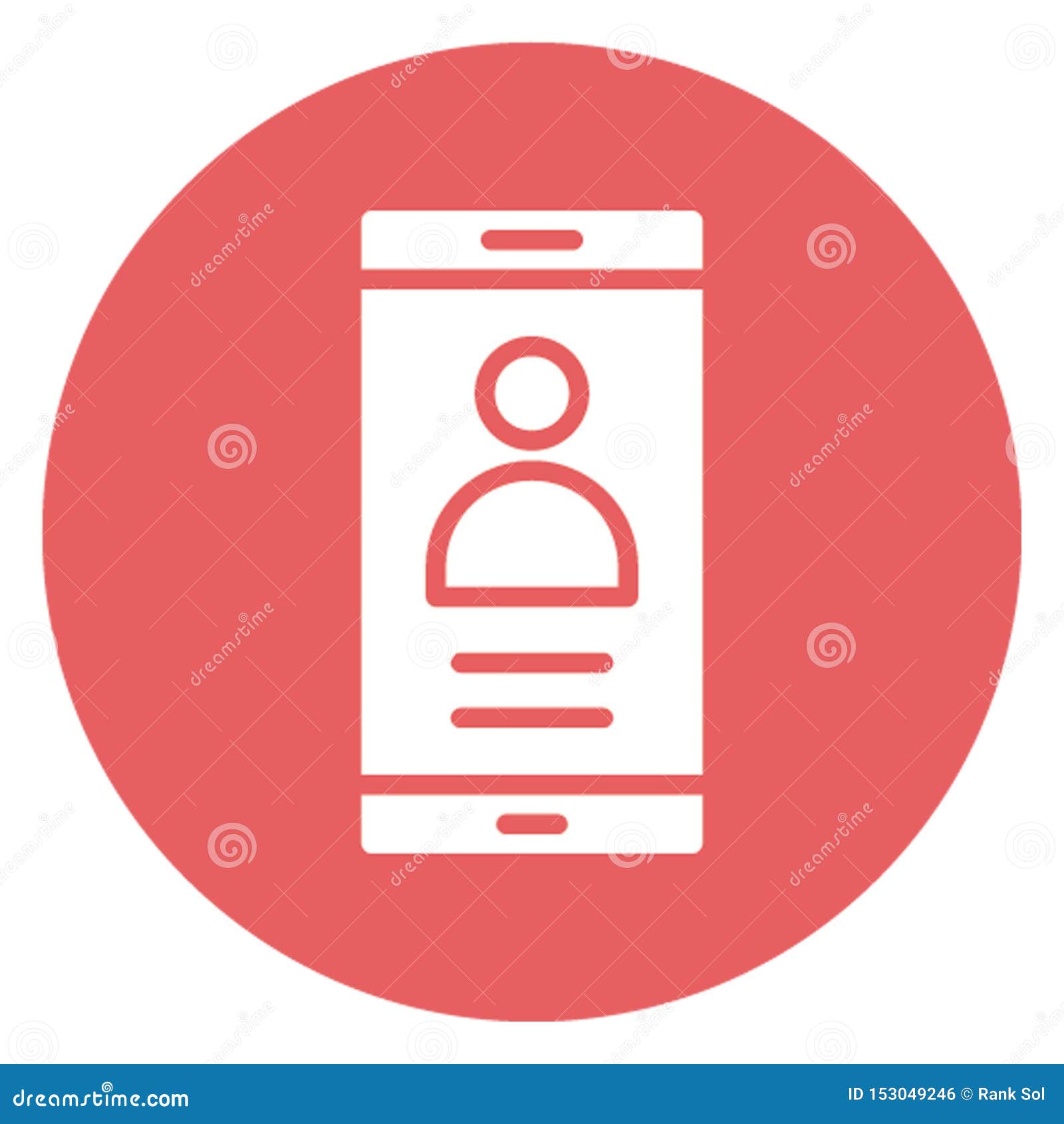 Live Call Isolated Vector Icon Which Can Easily Modify Stock Vector ...