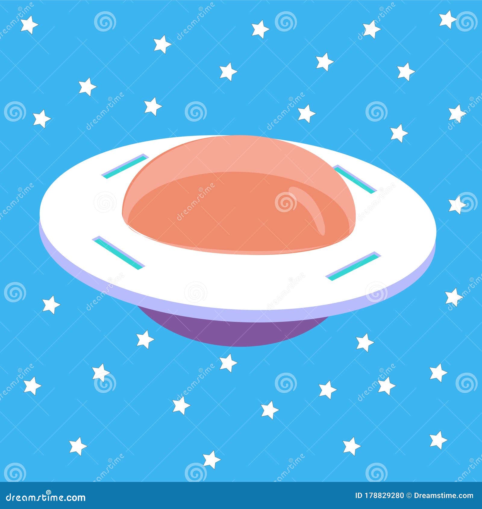 NLO Isolated on White Background. Vector Illustration. EPS 10. Stock ...