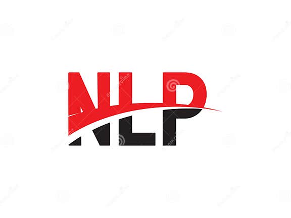 NLP Letter Initial Logo Design Vector Illustration Stock Vector ...