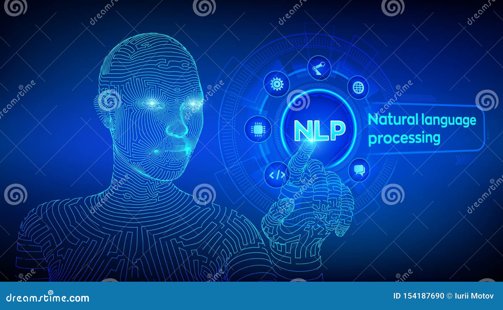 Nlp Natural Language Processing Cognitive Computing Technology Concept