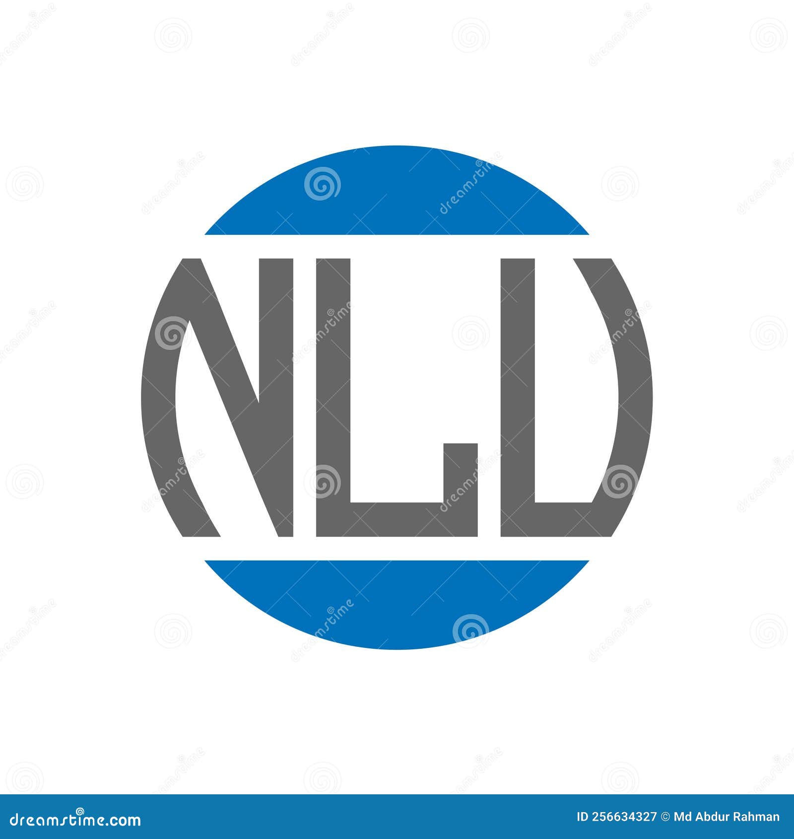 NLU Letter Logo Design on White Background. NLU Creative Initials ...