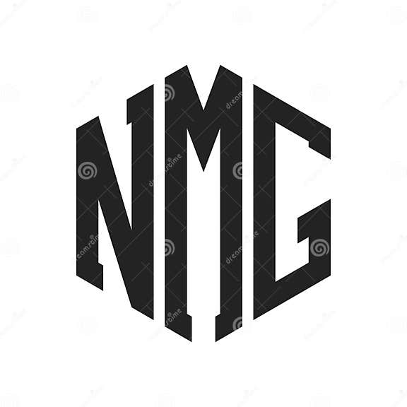 NMG Logo Design. Initial Letter NMG Monogram Logo Using Hexagon Shape ...