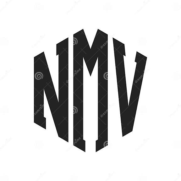 NMV Logo Design. Initial Letter NMV Monogram Logo Using Hexagon Shape ...