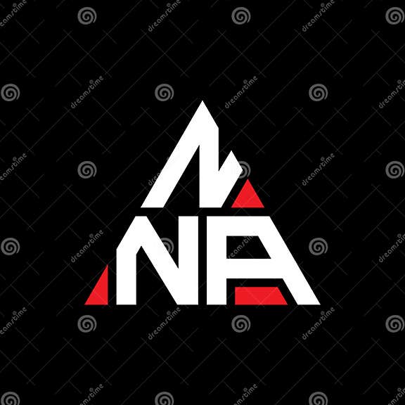 NNA Triangle Letter Logo Design with Triangle Shape. NNA Triangle Logo ...