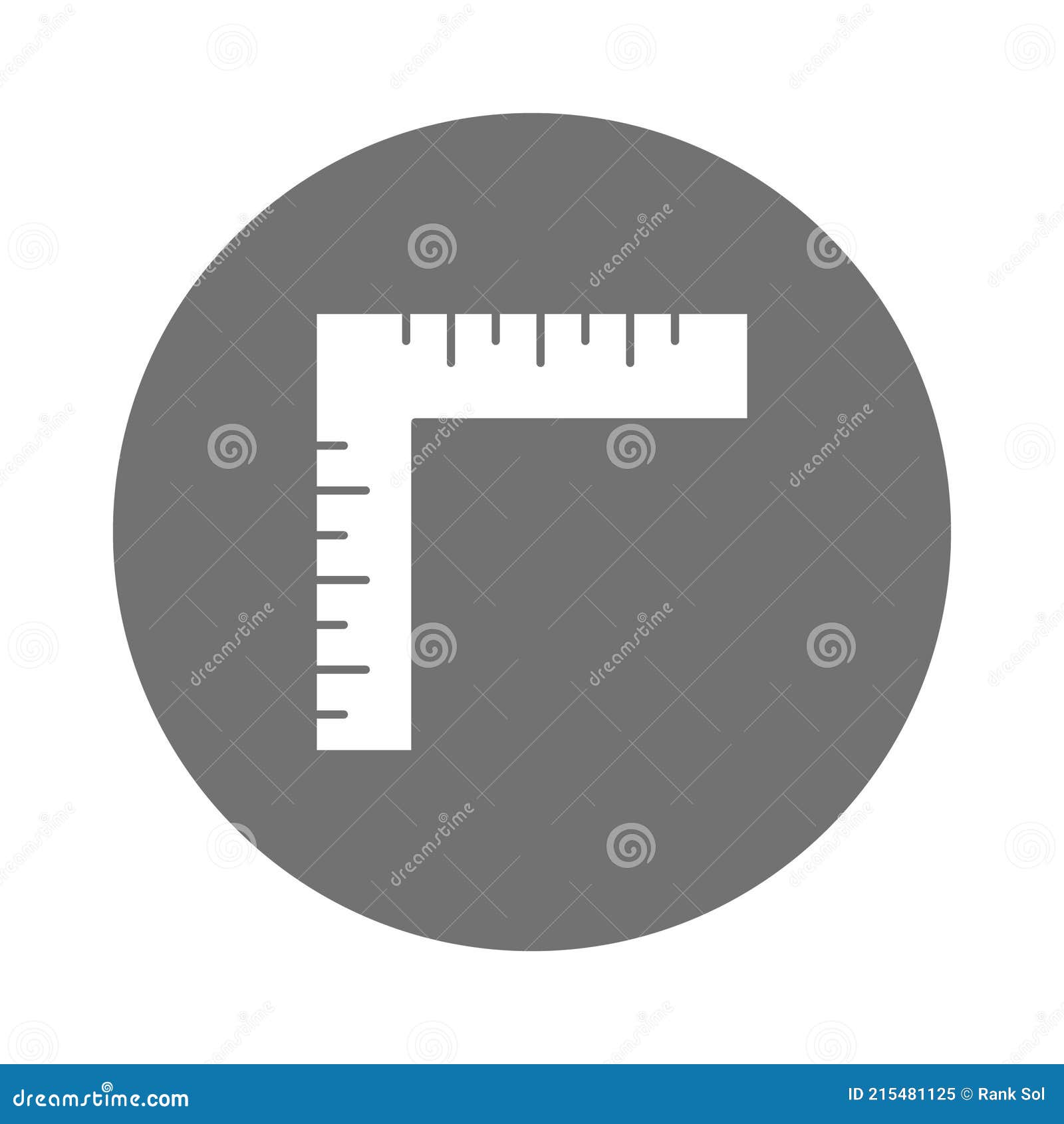 Decimal Ruler Vector Icon Which Can Easily Modify or Edit Stock Vector ...