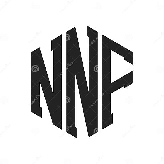 NNF Logo Design. Initial Letter NNF Monogram Logo Using Hexagon Shape ...