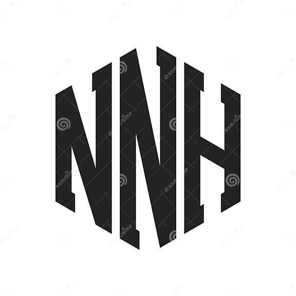 NNH Logo Design. Initial Letter NNH Monogram Logo Using Hexagon Shape ...