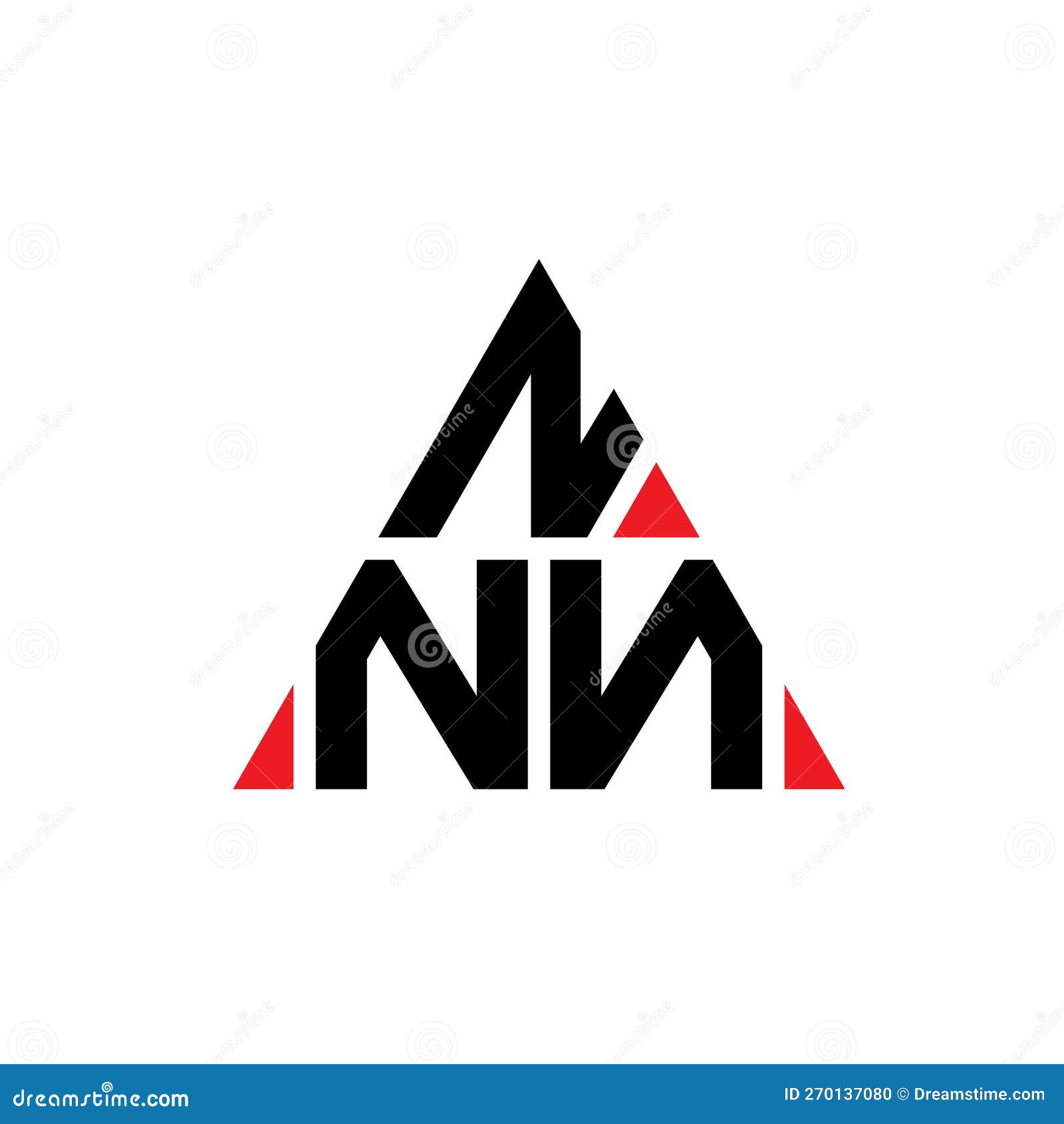 NNN Triangle Letter Logo Design With Triangle Shape. NNN Triangle Logo ...