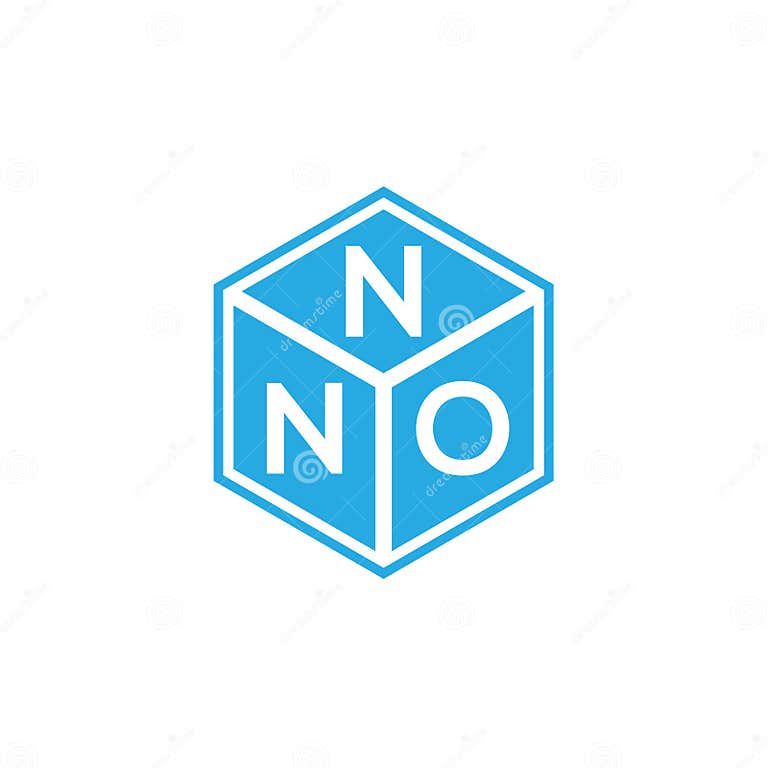 NNO Letter Logo Design on Black Background. NNO Creative Initials ...
