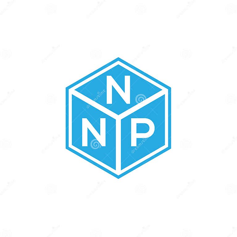 NNP Letter Logo Design on Black Background. NNP Creative Initials ...
