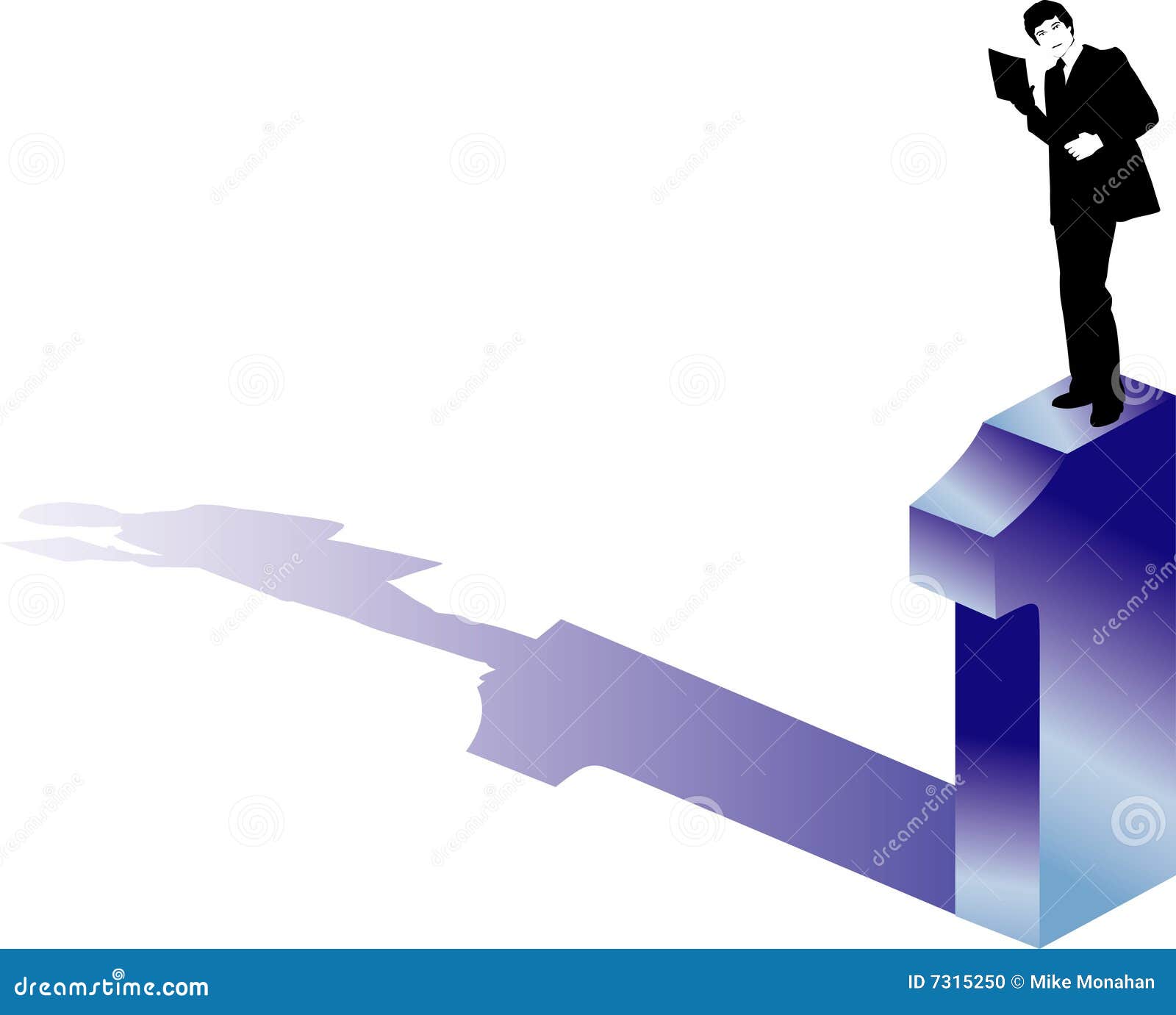 No 1 Businessman stock vector. Illustration of executive - 7315250