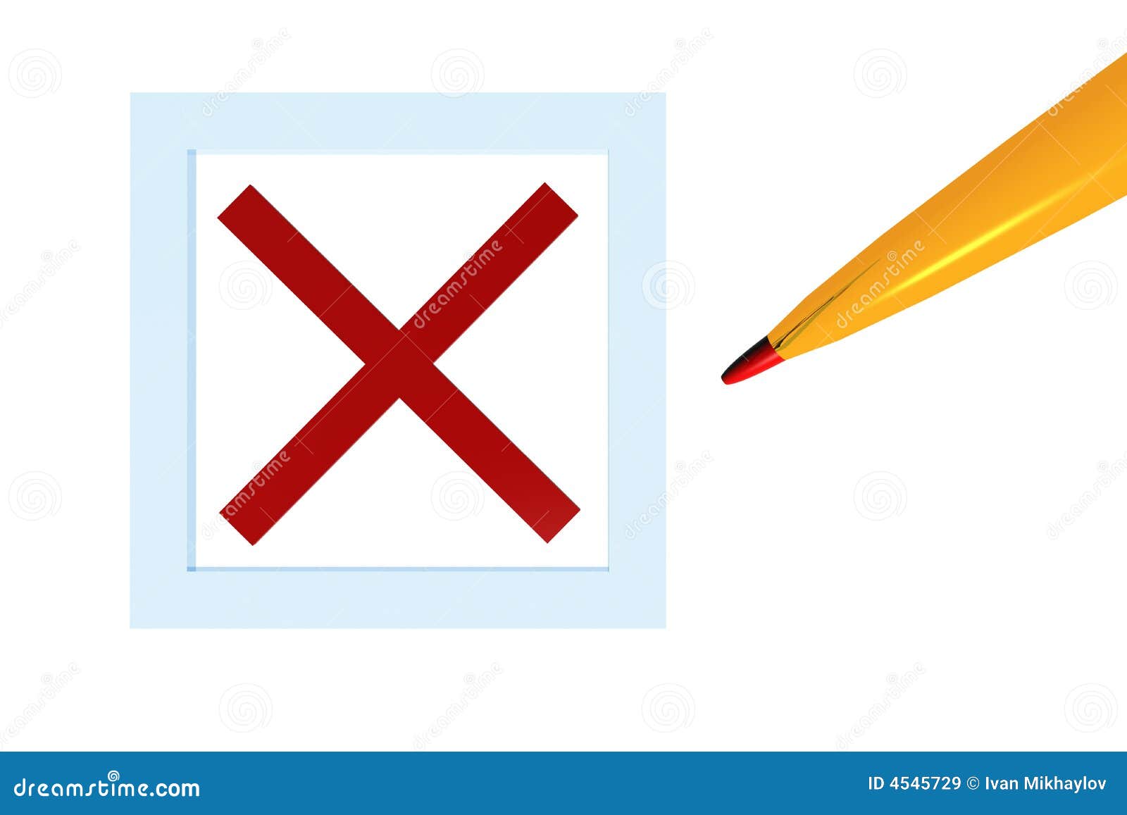 No stock illustration. Illustration of concepts, mark - 4545729