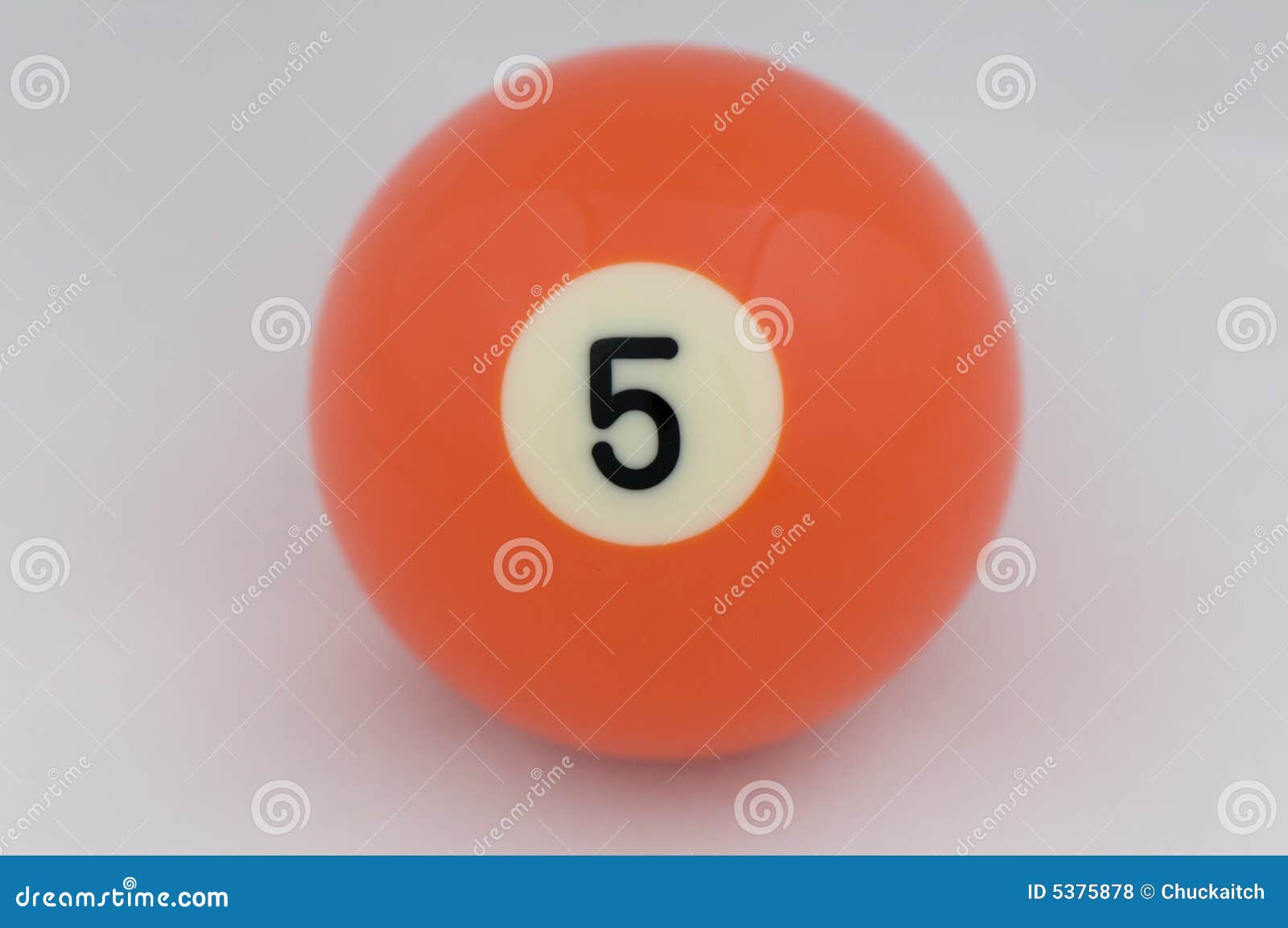 No 5 Pool Ball stock photo. Image of five, number, sport - 5375878