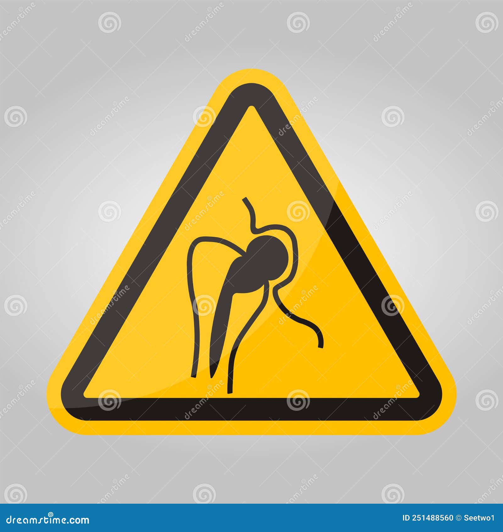 No Access for People with Metallic Implants Stock Vector - Illustration ...