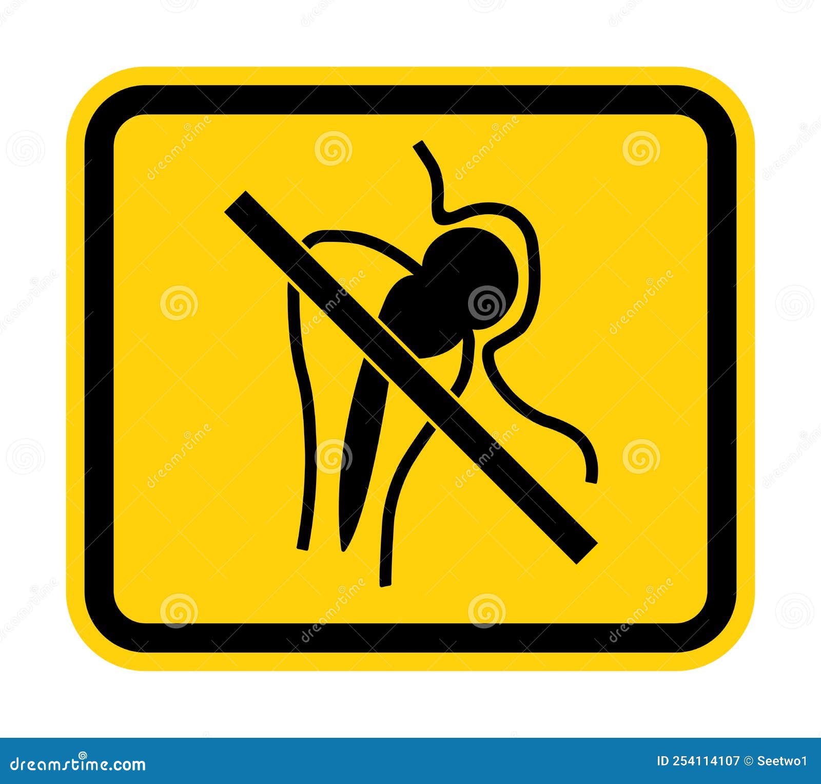 No Access for People with Metallic Implants Stock Vector - Illustration ...