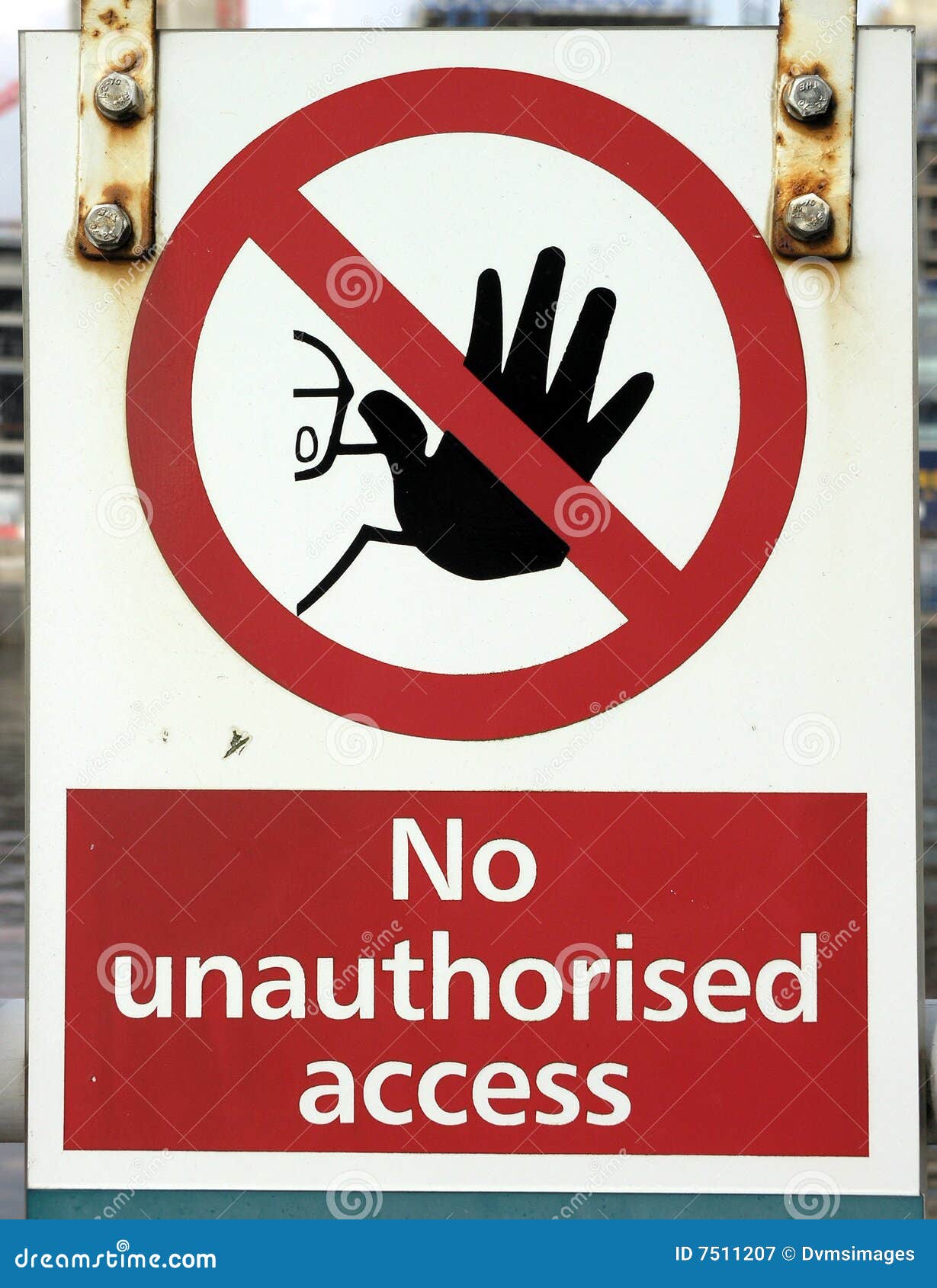 No access sign stock image. Image of rust, warning, access - 7511207