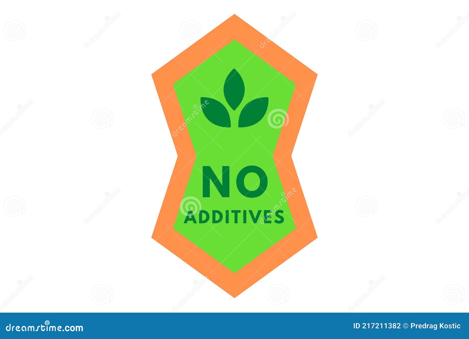 No Additives Sign In Bubble Shape Cartoon Vector | CartoonDealer.com ...