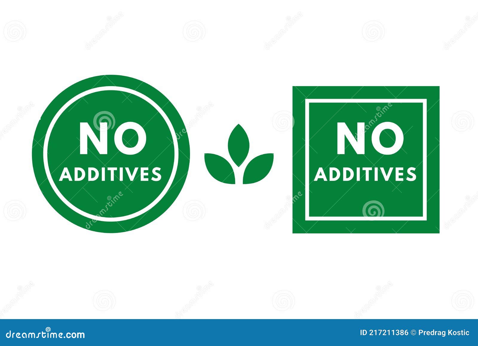 No Additives Sign In Bubble Shape Cartoon Vector | CartoonDealer.com ...