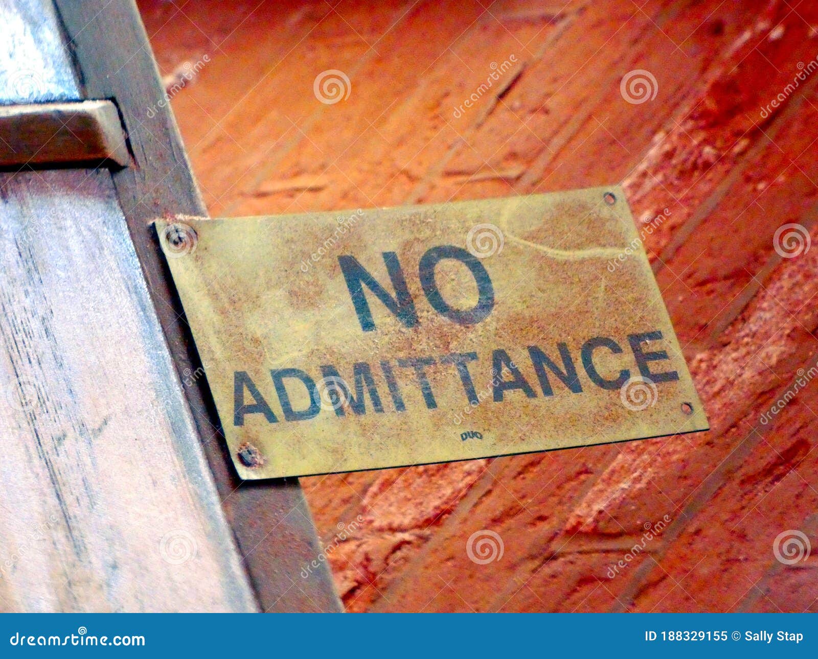 No Admittance sign stock image. Image of rustic, direction - 188329155