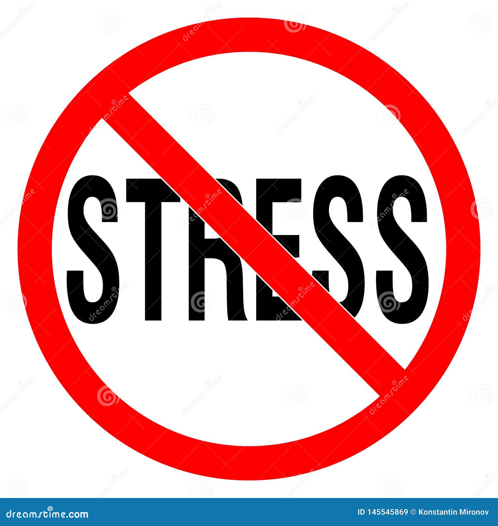 No Stress Sign Or Stamp Vector Illustration | CartoonDealer.com #171416386
