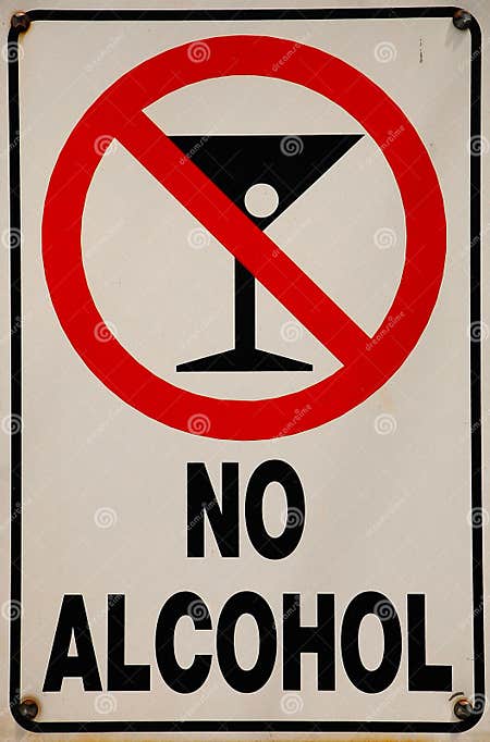 No Alcohol Signage stock image. Image of healthy, danger - 5192691