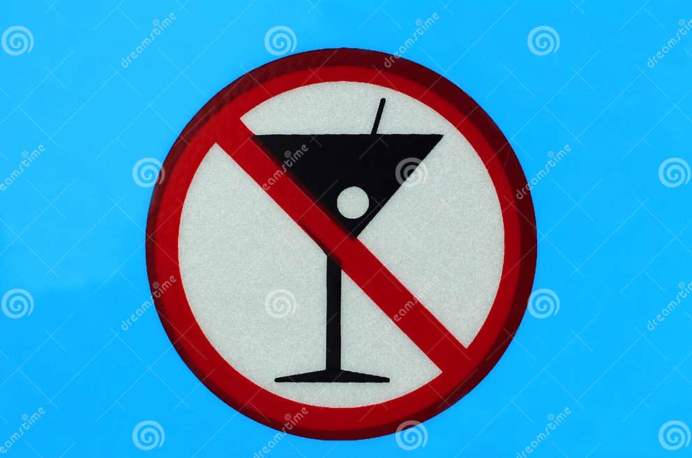 No alcoholic beverages stock photo. Image of drunk, text - 6421562