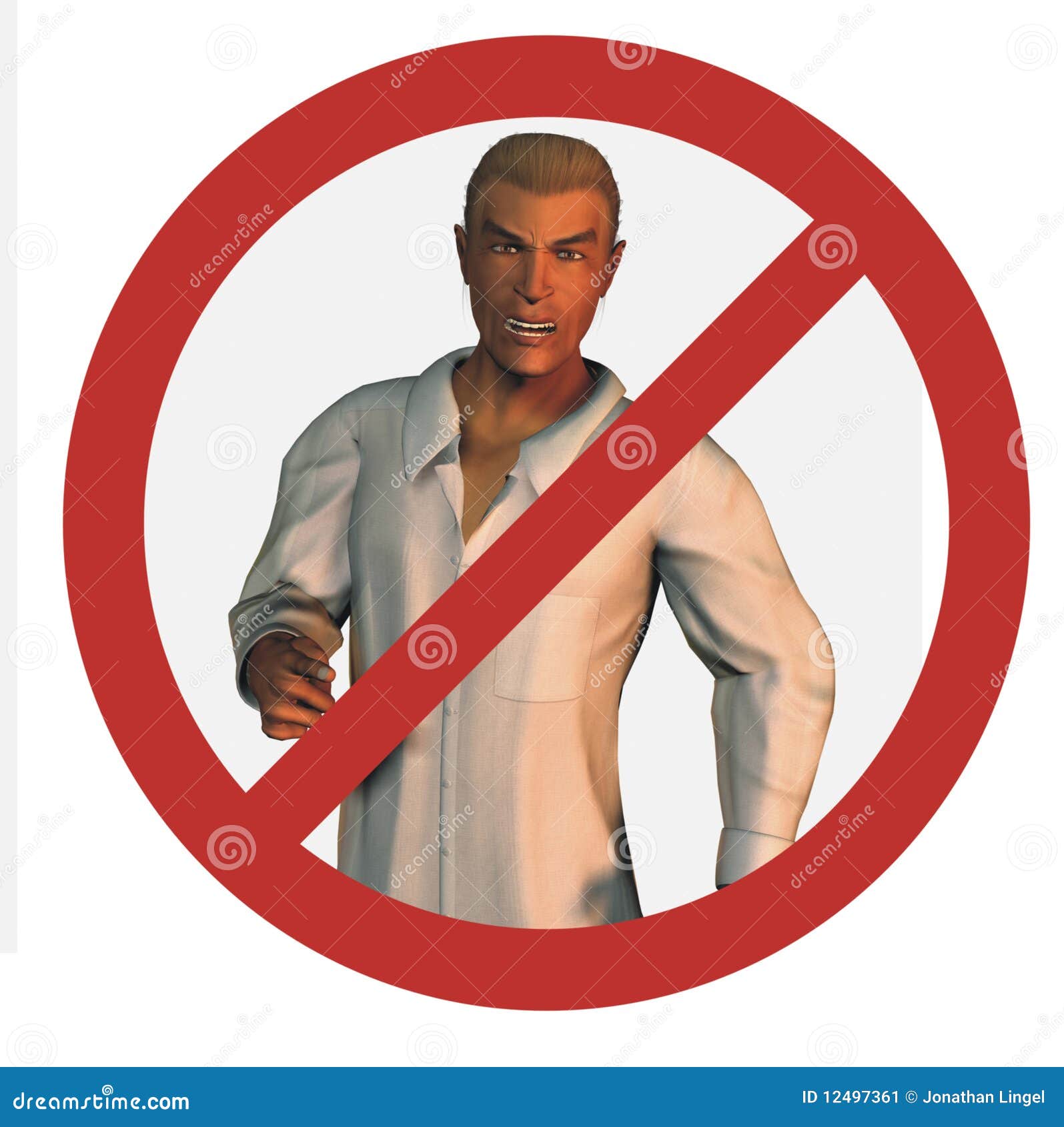 No anger stock illustration. Illustration of criticize - 12497361