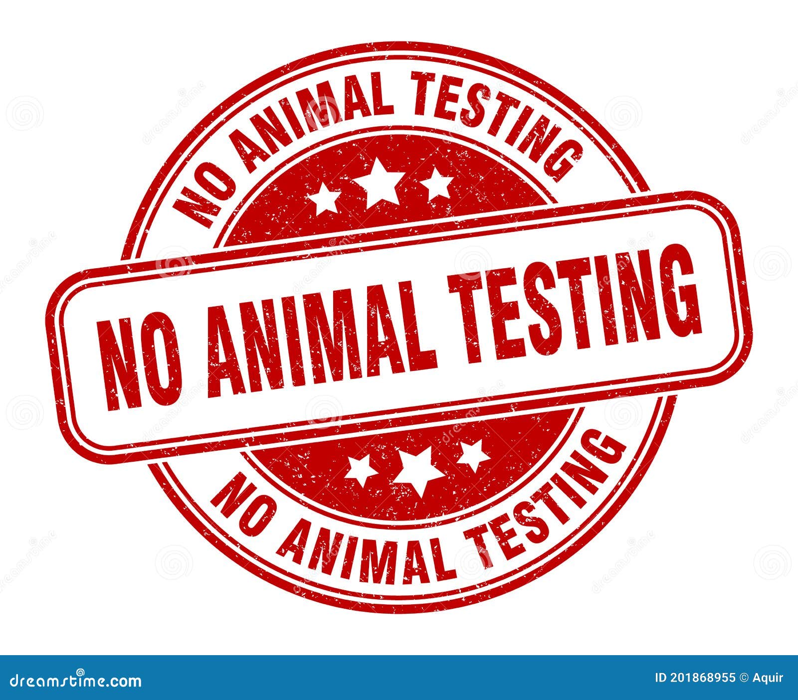 No Animal Testing Stamp. No Animal Testing Label. Round Grunge Sign ...