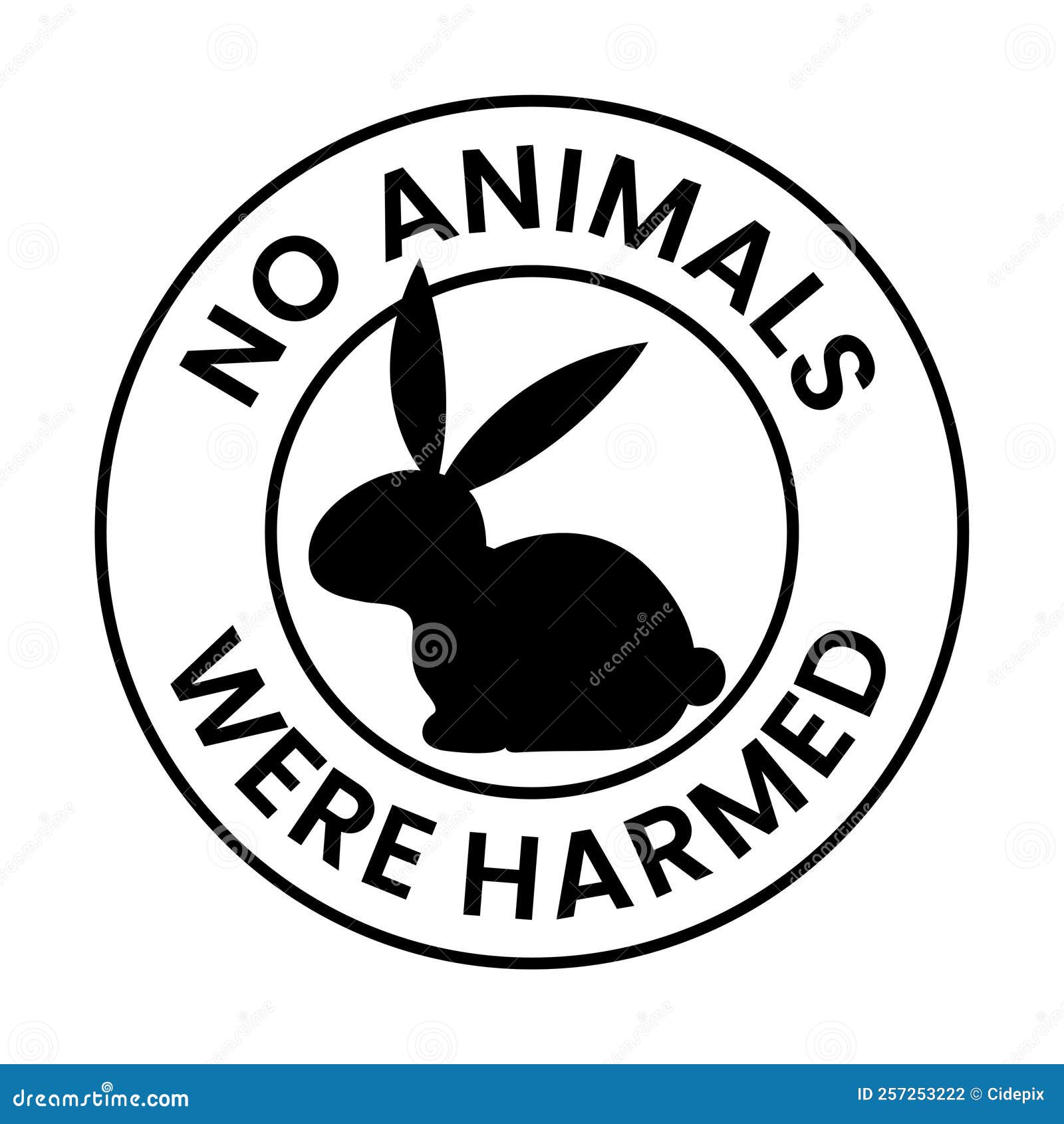 No Animals Were Harmed Illustration 1 Stock Vector - Illustration of ...