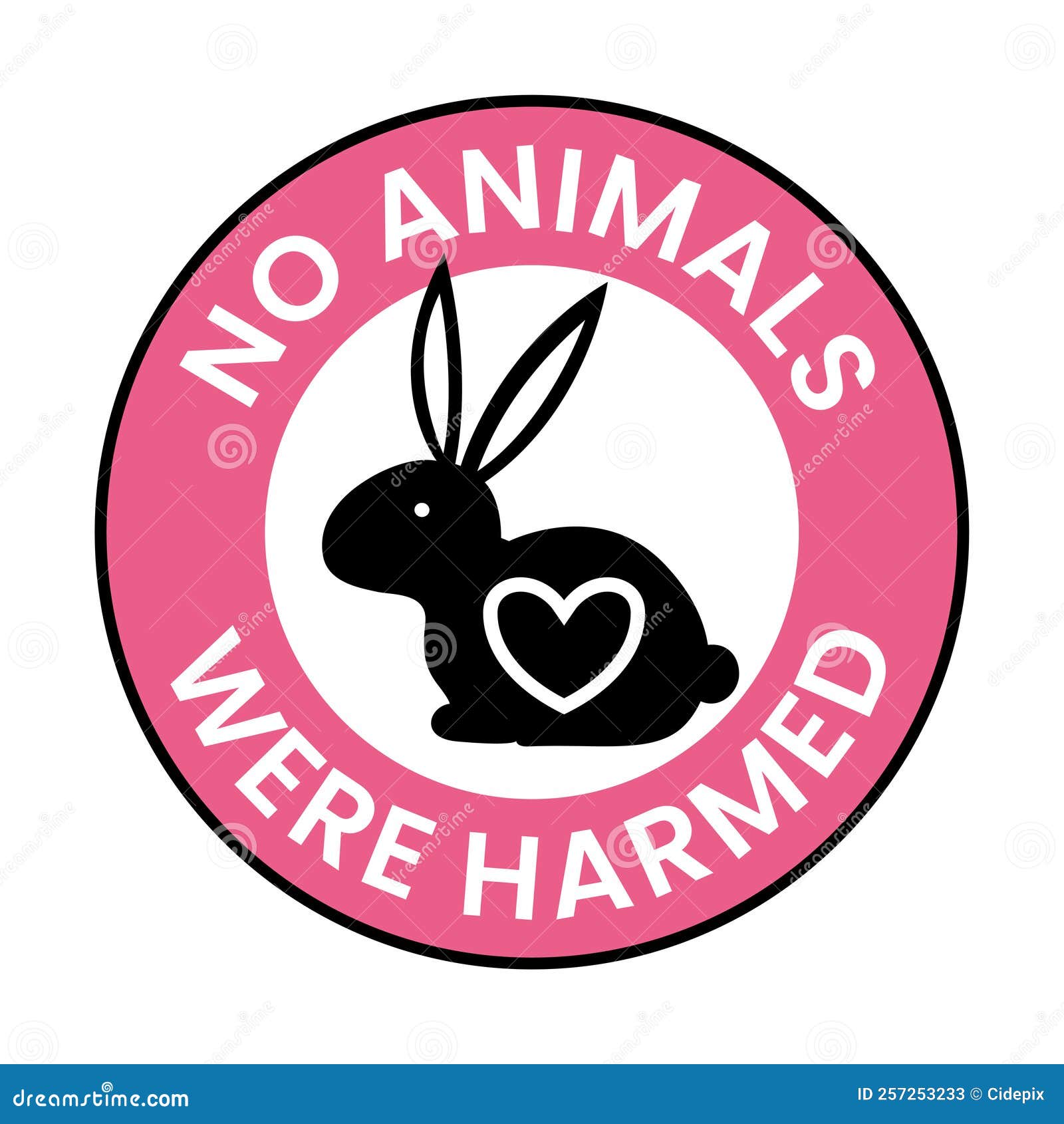 No Animals Were Harmed Illustration 2 Stock Vector - Illustration of ...