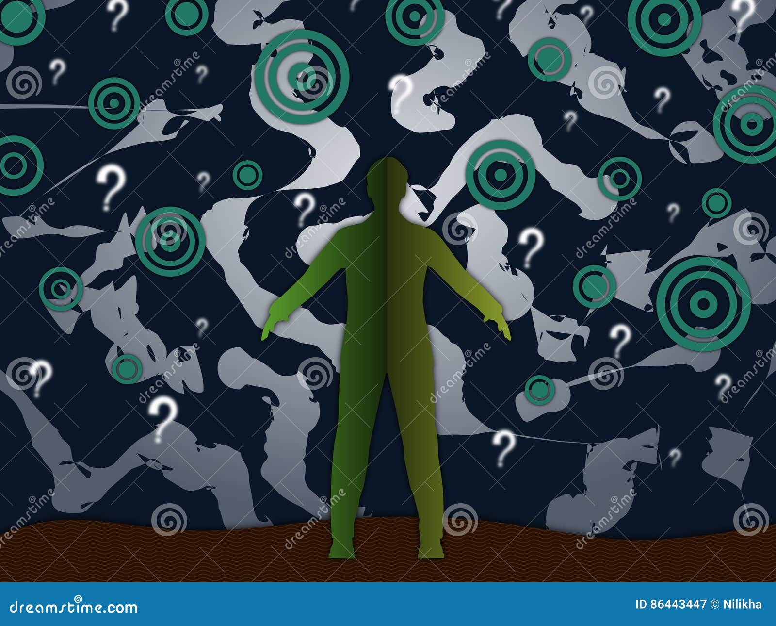 No answers stock illustration. Illustration of concept - 86443447