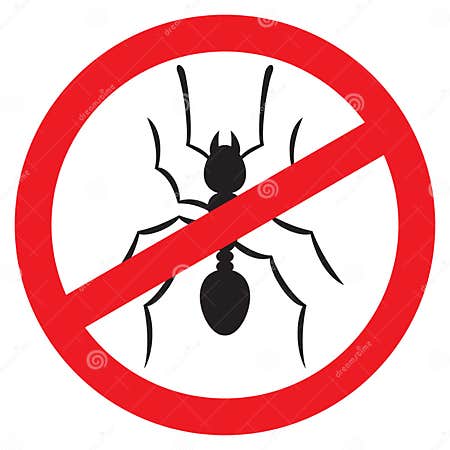 No ant stock vector. Illustration of graphic, vector - 25707399