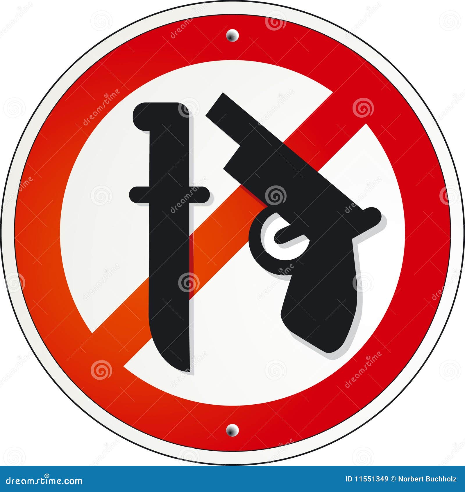 No arms stock vector. Illustration of crime, peace, warning - 11551349