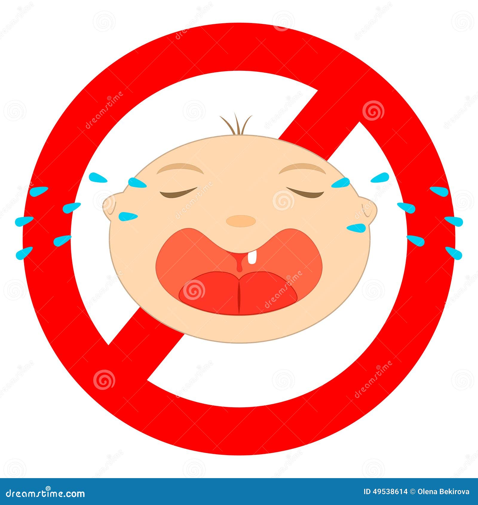 No Crying Clipart