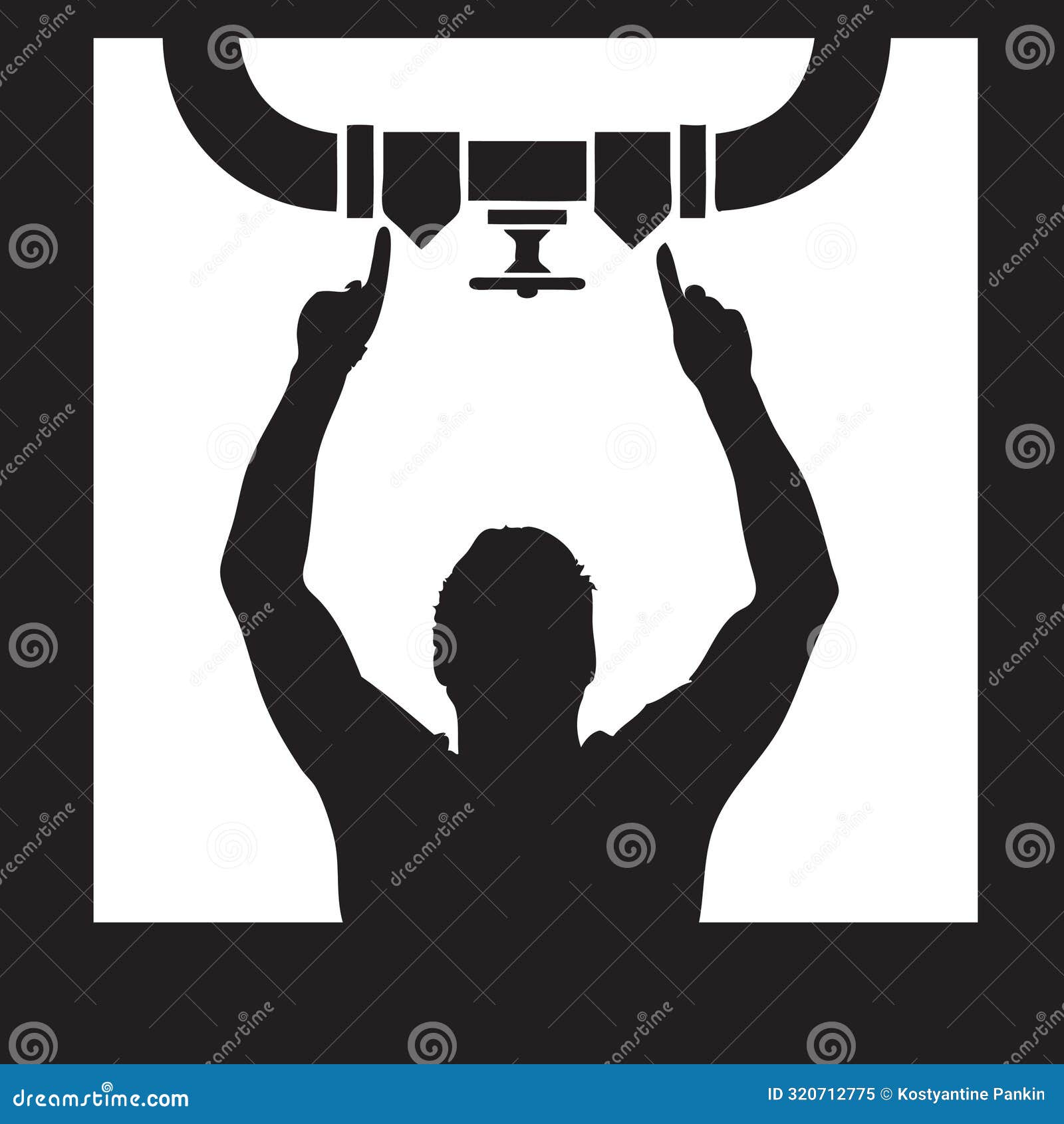 No back flow valve stock vector. Illustration of info - 320712775