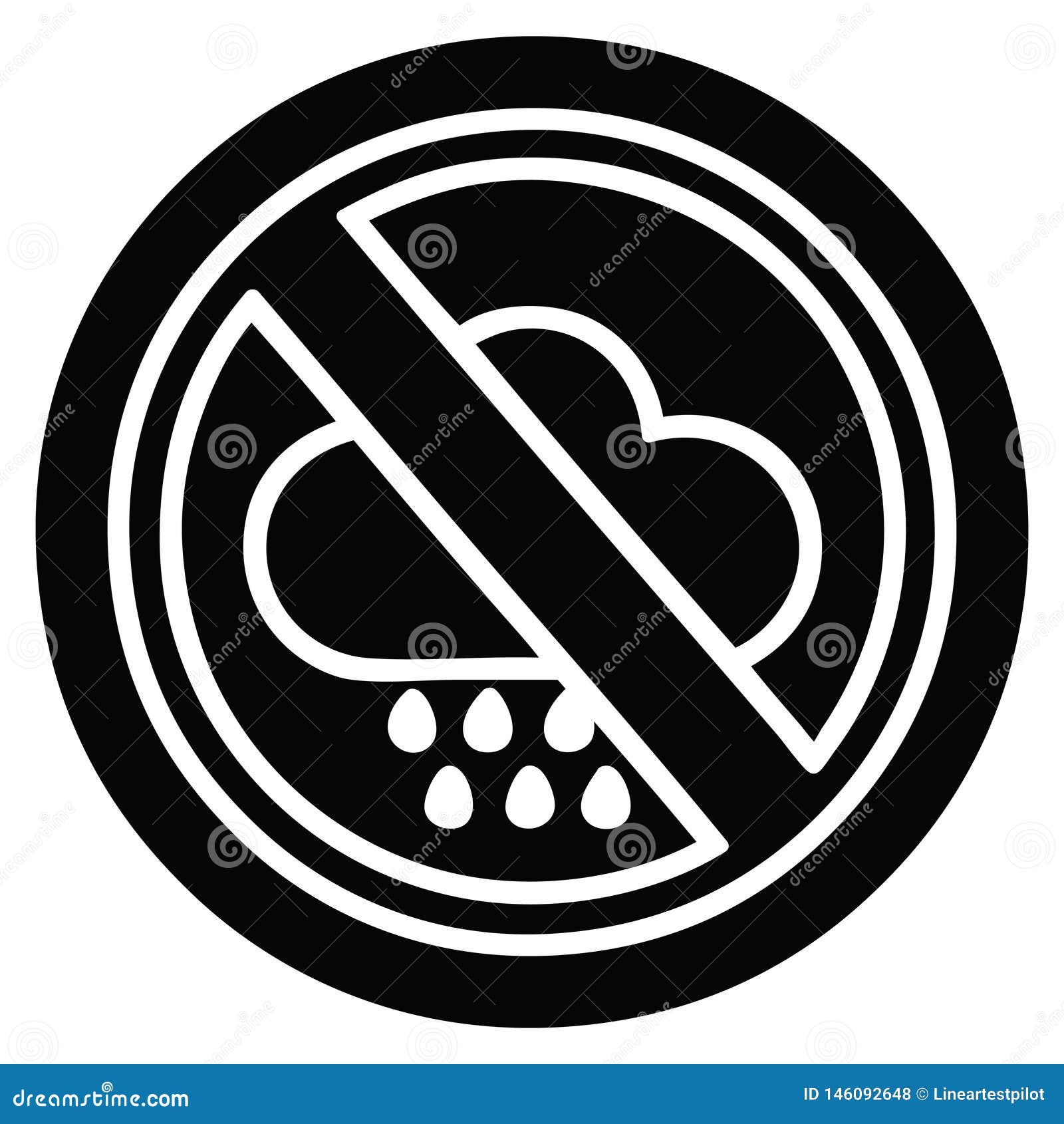 No bad weather icon symbol stock vector. Illustration of graphic ...