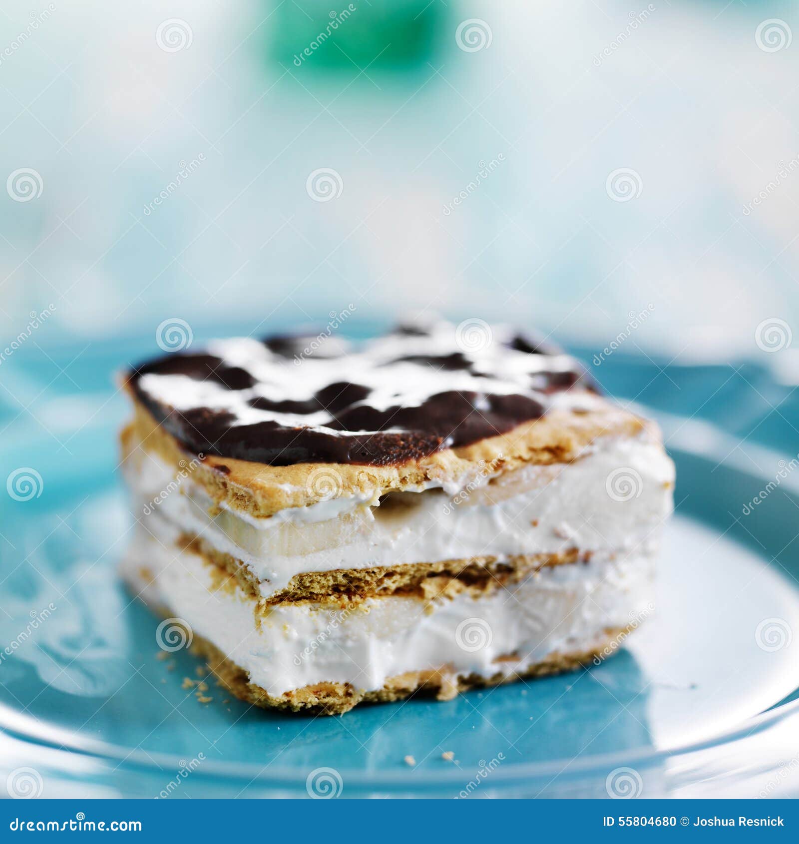 No Bake Graham Cracker Eclair Stock Photo - Image of desert, eclair ...