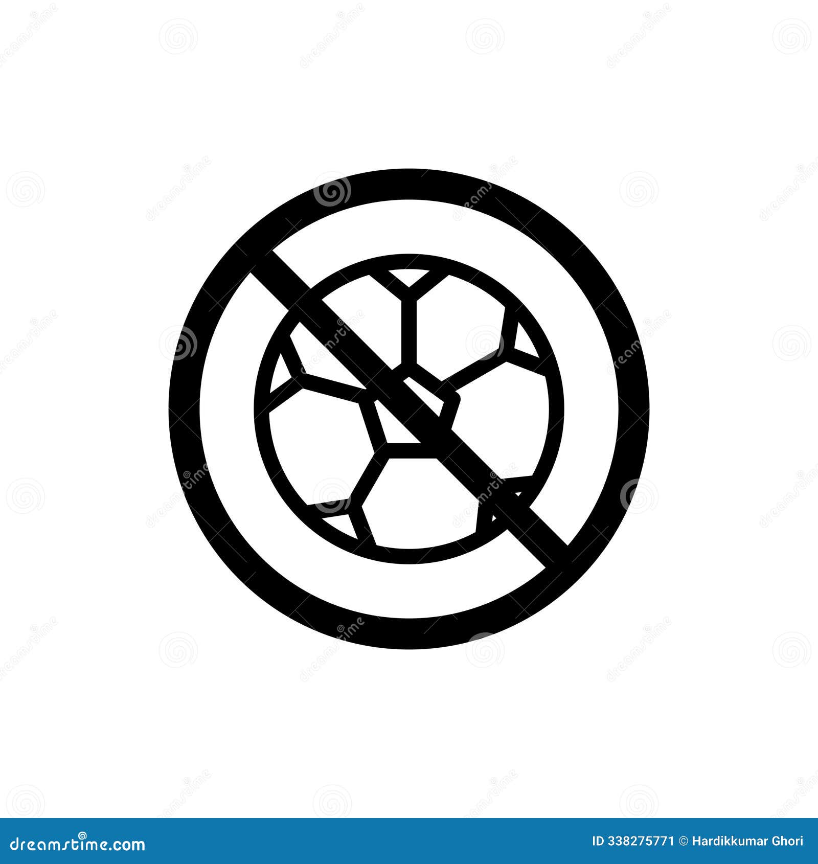 No ball game sign stock vector. Illustration of succeed - 338275771