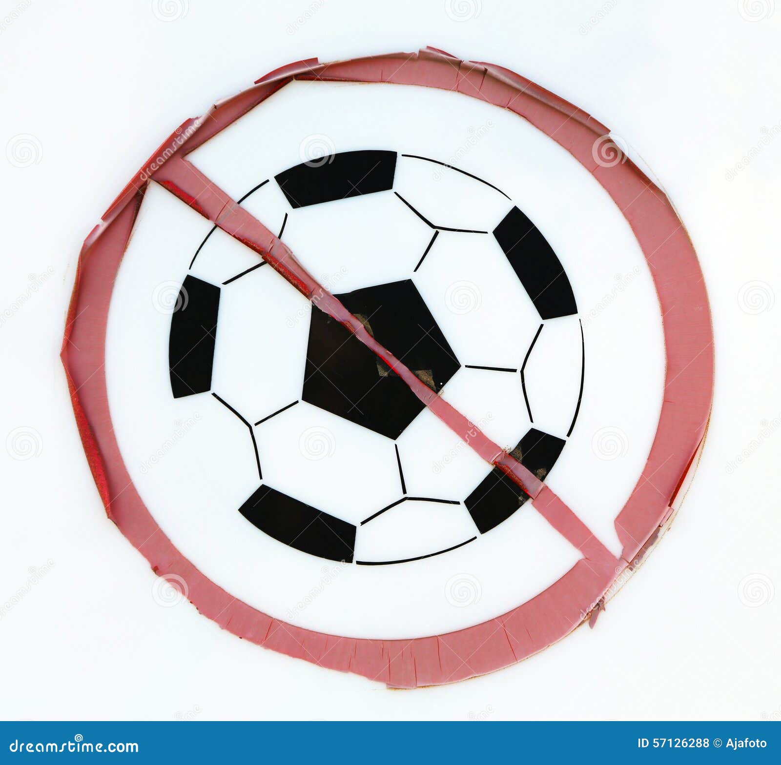 No Ball Games sign stock photo. Image of allowed, icon - 57126288