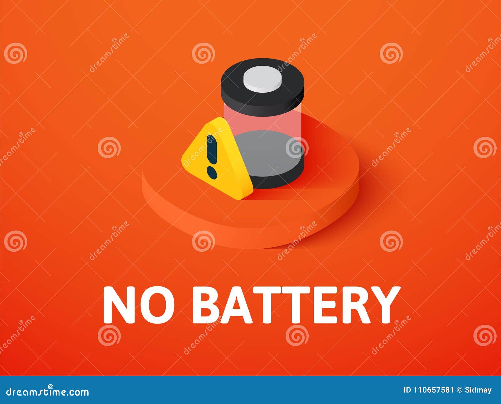 No Battery Isometric Icon, Isolated On Color Background Stock Vector ... No Battery Isometric Icon, Isolated On Color Background Stock Vector ...