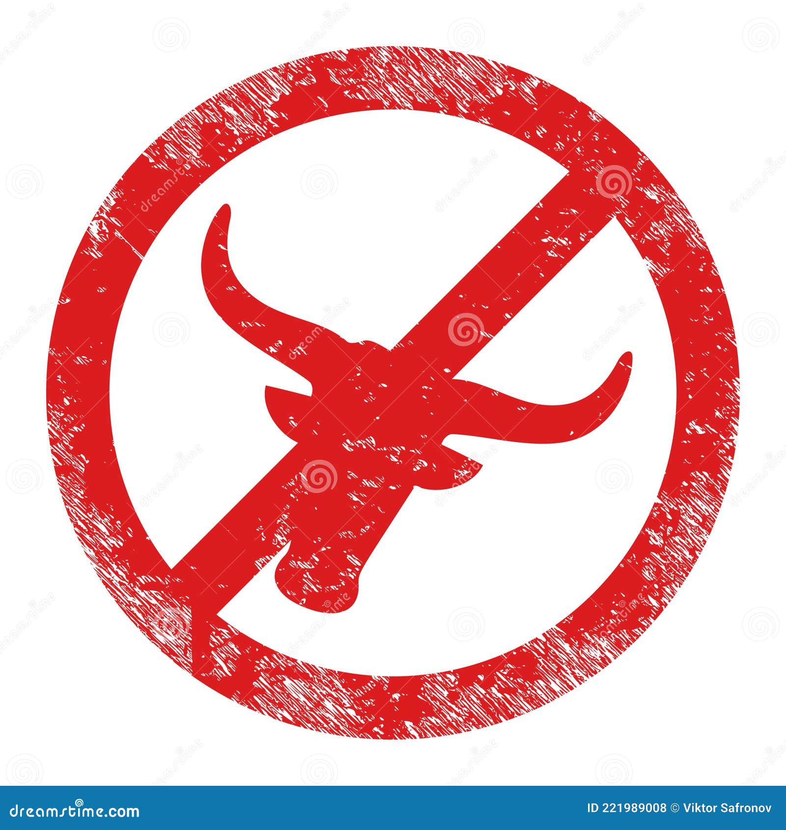 No Beef Meat Grunge Icon Raster Stock Illustration - Illustration of ...