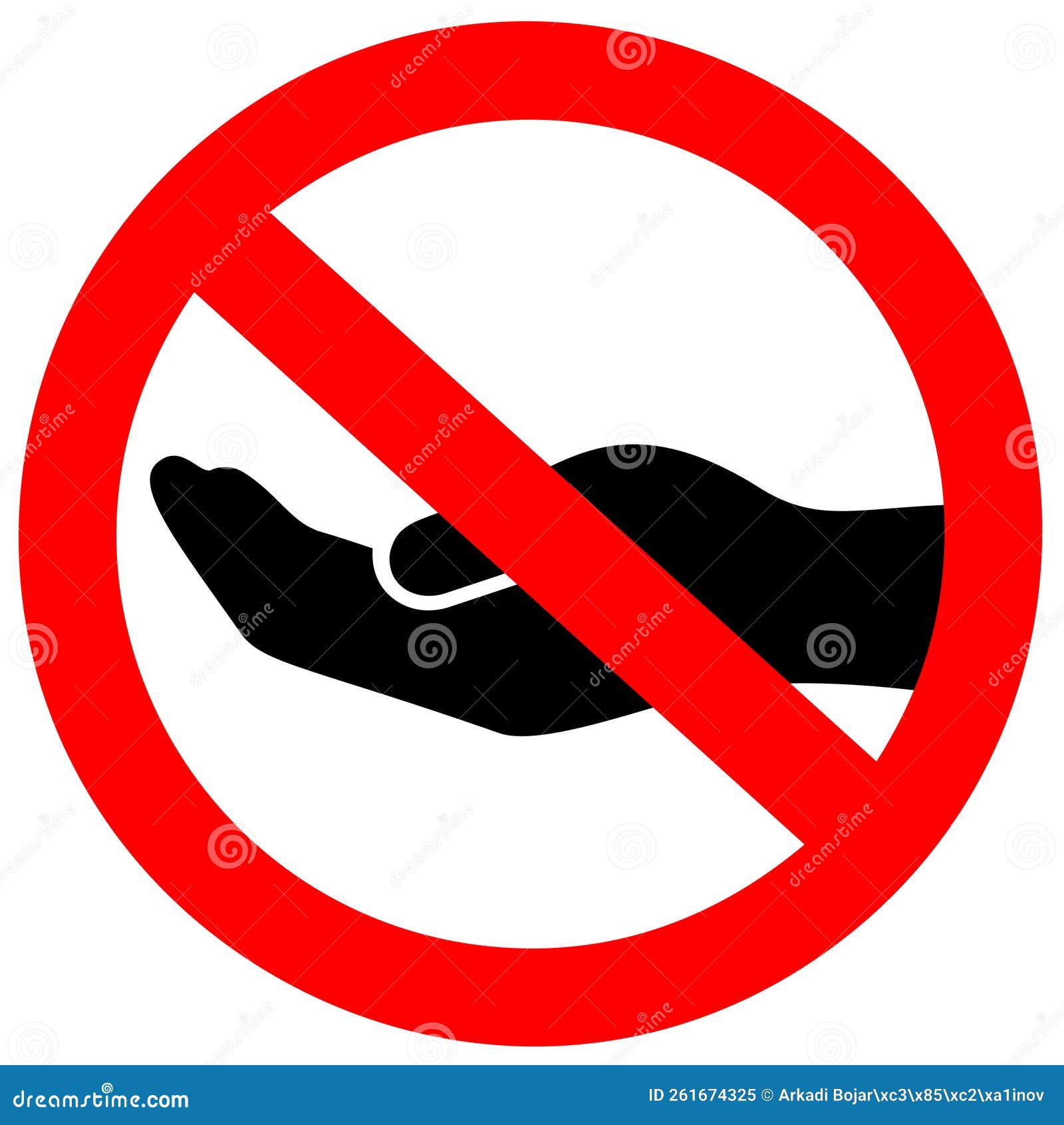 Asking Hand Icon Spiral Twirl Mosaic Vector Illustration ...