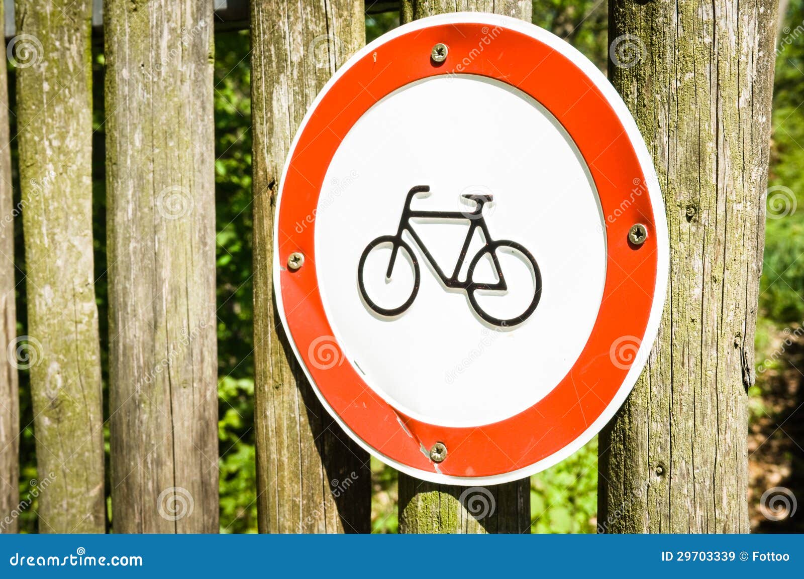 No bikes sign stock image. Image of bicycle, forbidden - 29703339