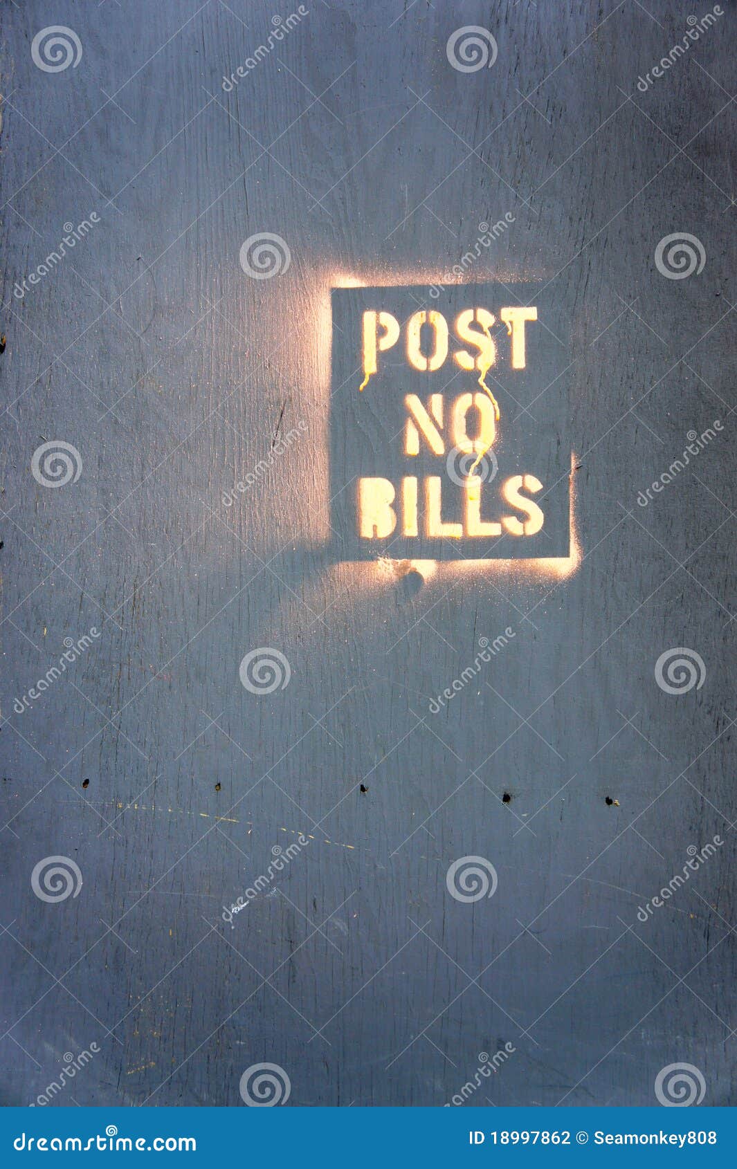 No Bills stock photo. Image of bright, building, color - 18997862