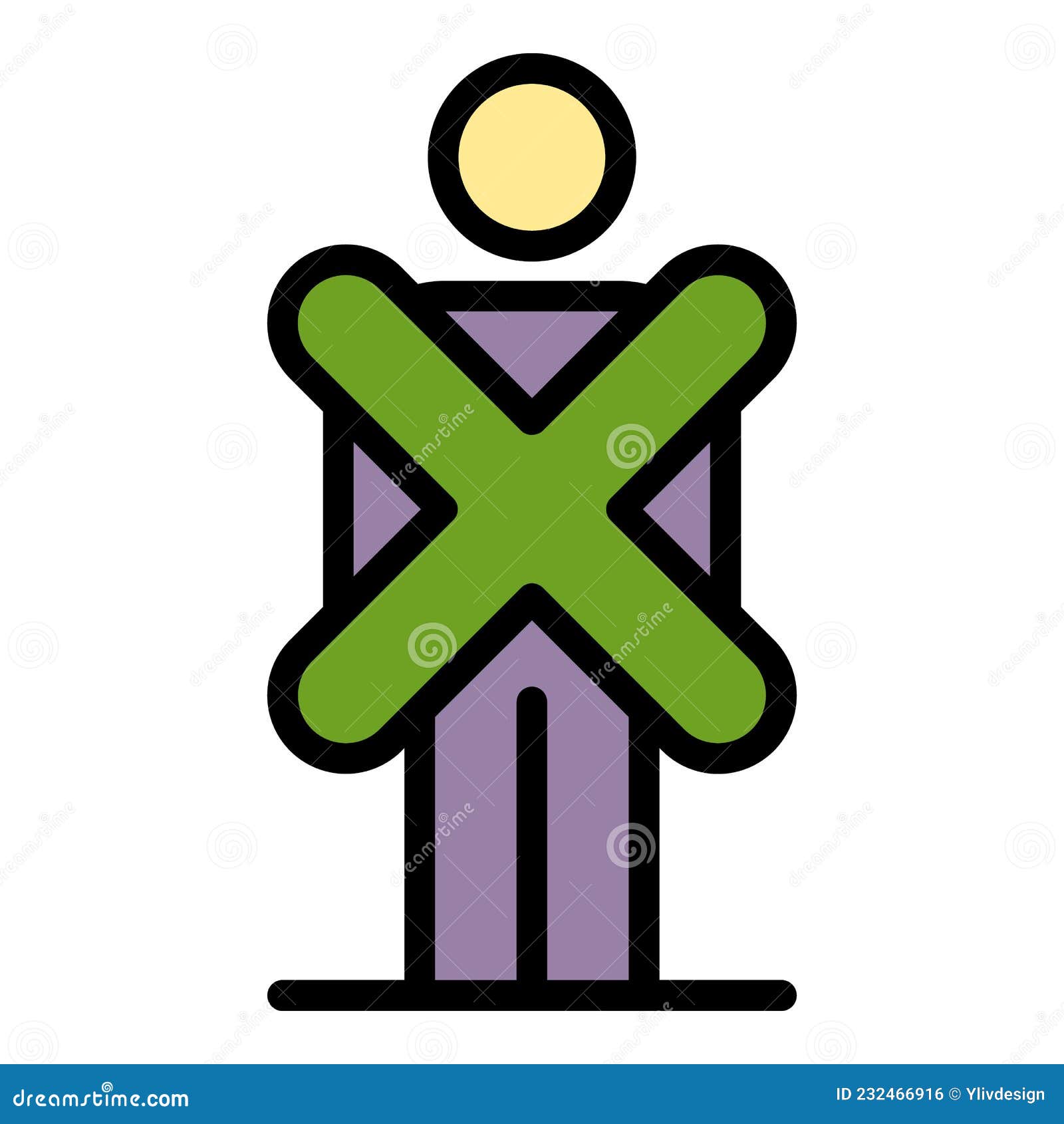 No Biometric Identification Icon Color Outline Vector Stock Vector ... No Biometric Identification Icon Color Outline Vector Stock Vector ...